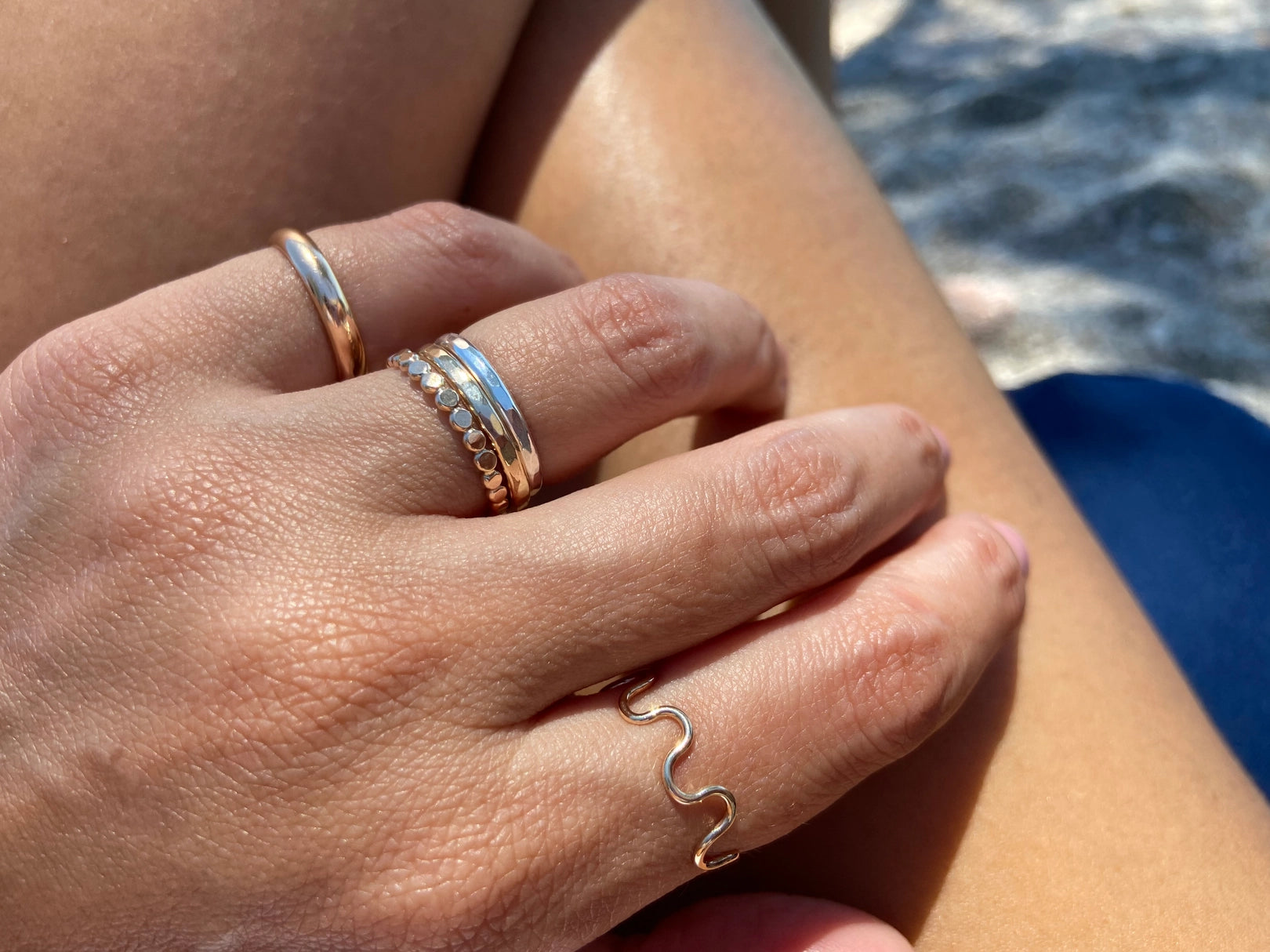 Squiggle Rings – Balboa Gold